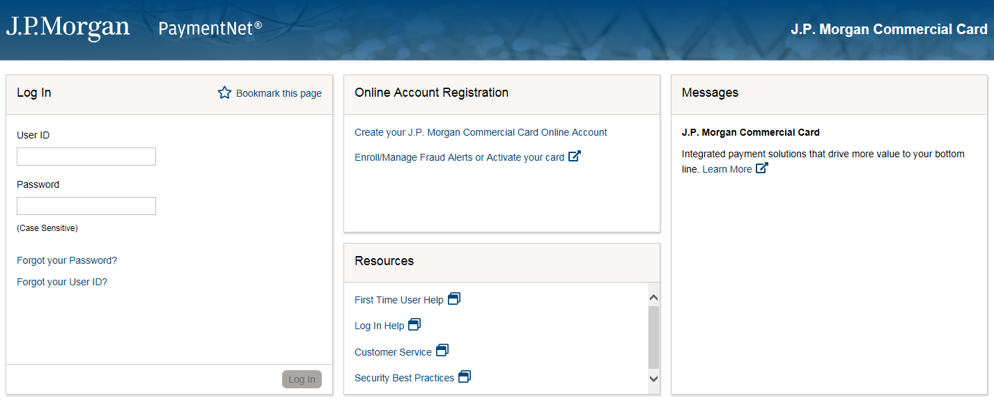 Navigating the Log In Screen